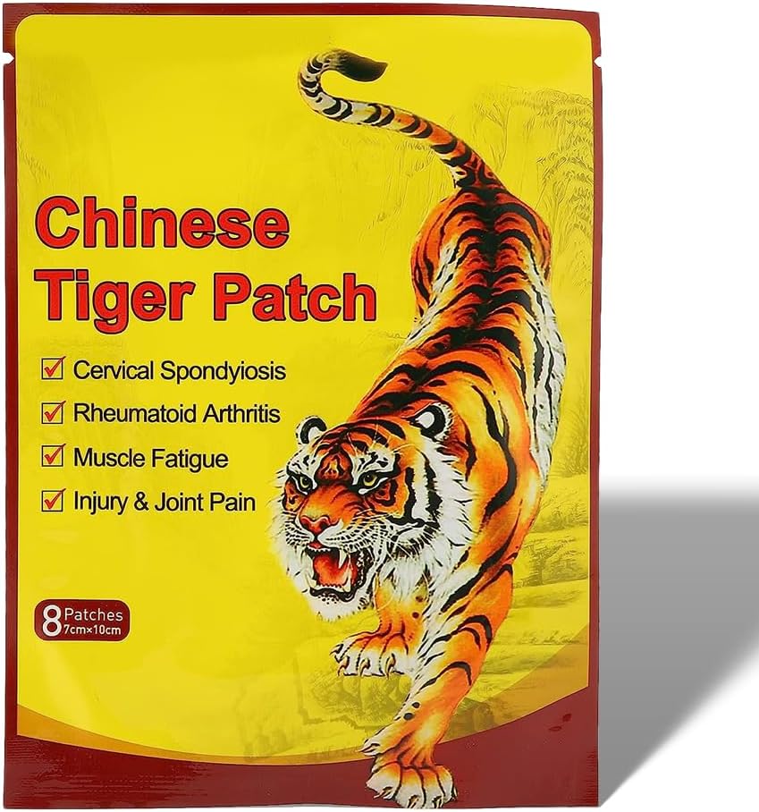 80pcs Pain Relief Patches, Tiger Soreness Relief Patch, Neck Back Pain ...