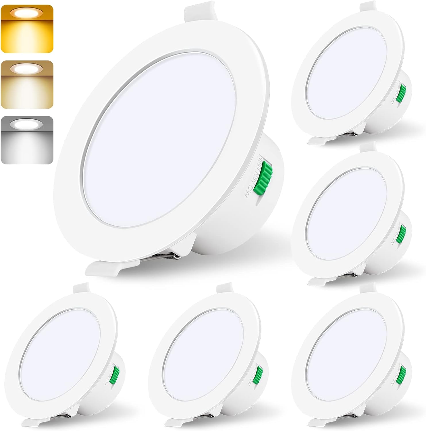 LED Einbaustrahler 230V Dimmbar 8W IP44 LED Einbauleuchten für ...