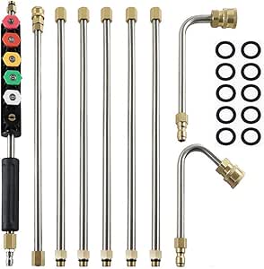 Pressure Washer Extension Wand, ZAYMDO 4000PSI Pressure Washers ...