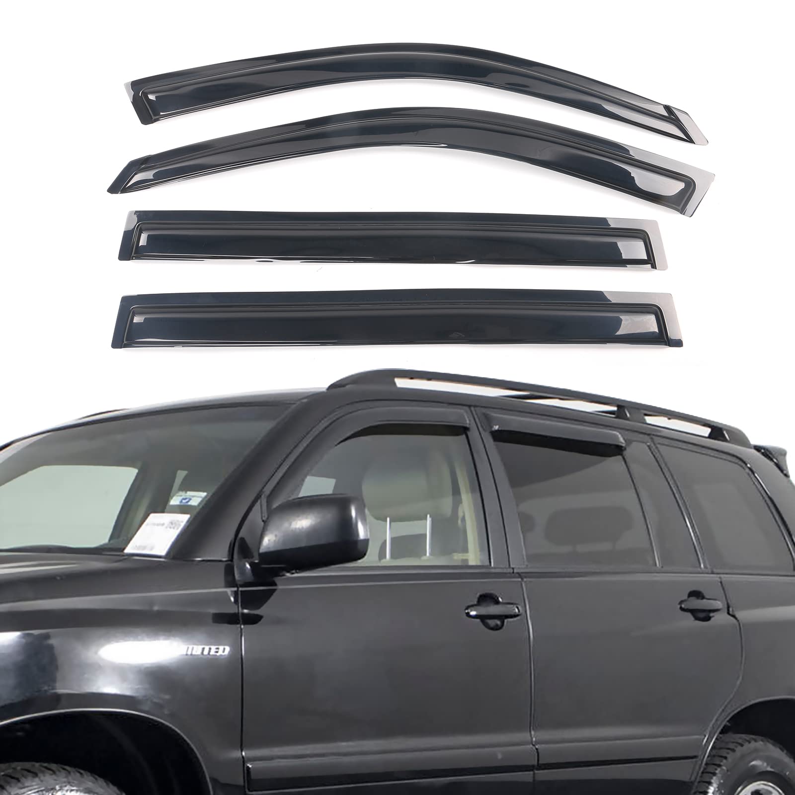 Dropped 2004 Black Toyota Highlander