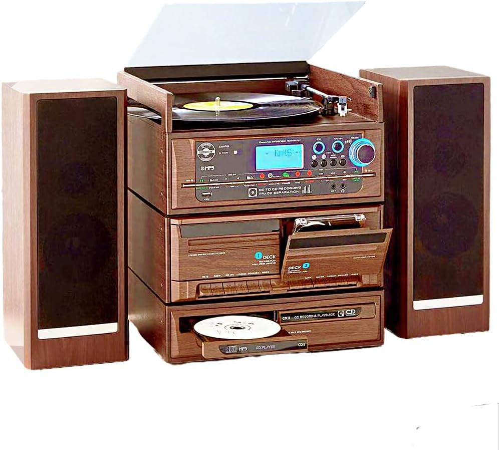 Steepletone Capitol (2023) Vinyl Record Player CD RECORDING Music ...