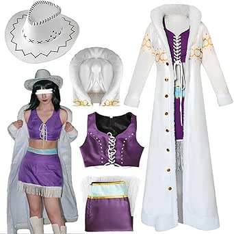 Amazon.com: FAHKOM Nico Robin Costume Dress Cosplay Nico Robin Outfit ...