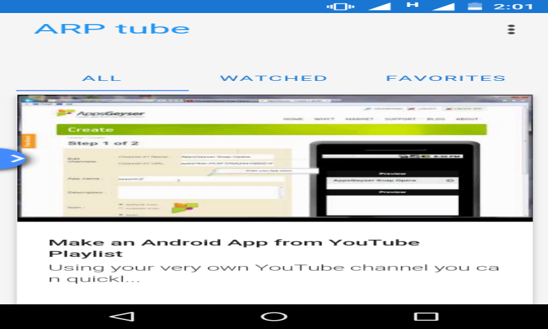 ARP tube - App on Amazon Appstore