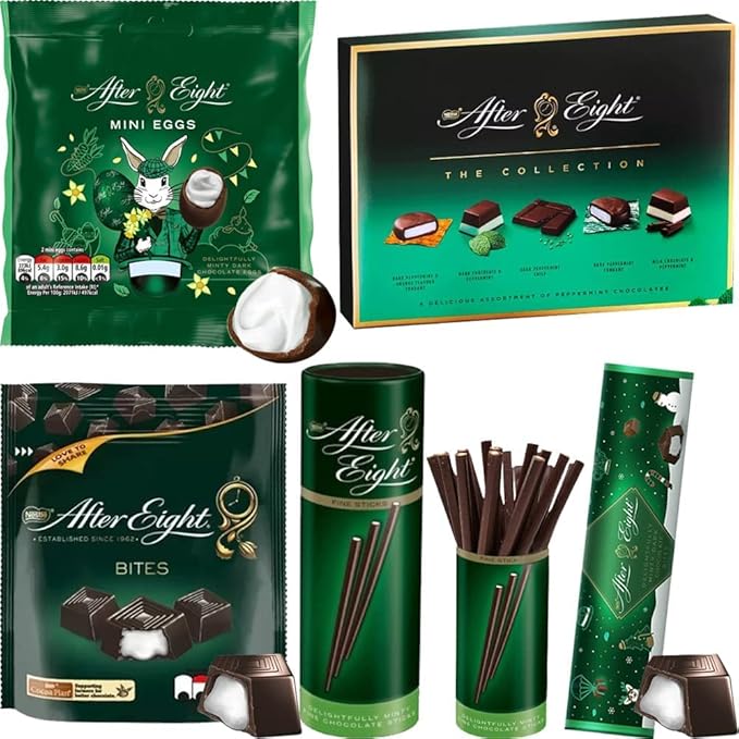 After Eight Mint Flavour Chocolate Collections - Mint Chocolate ...