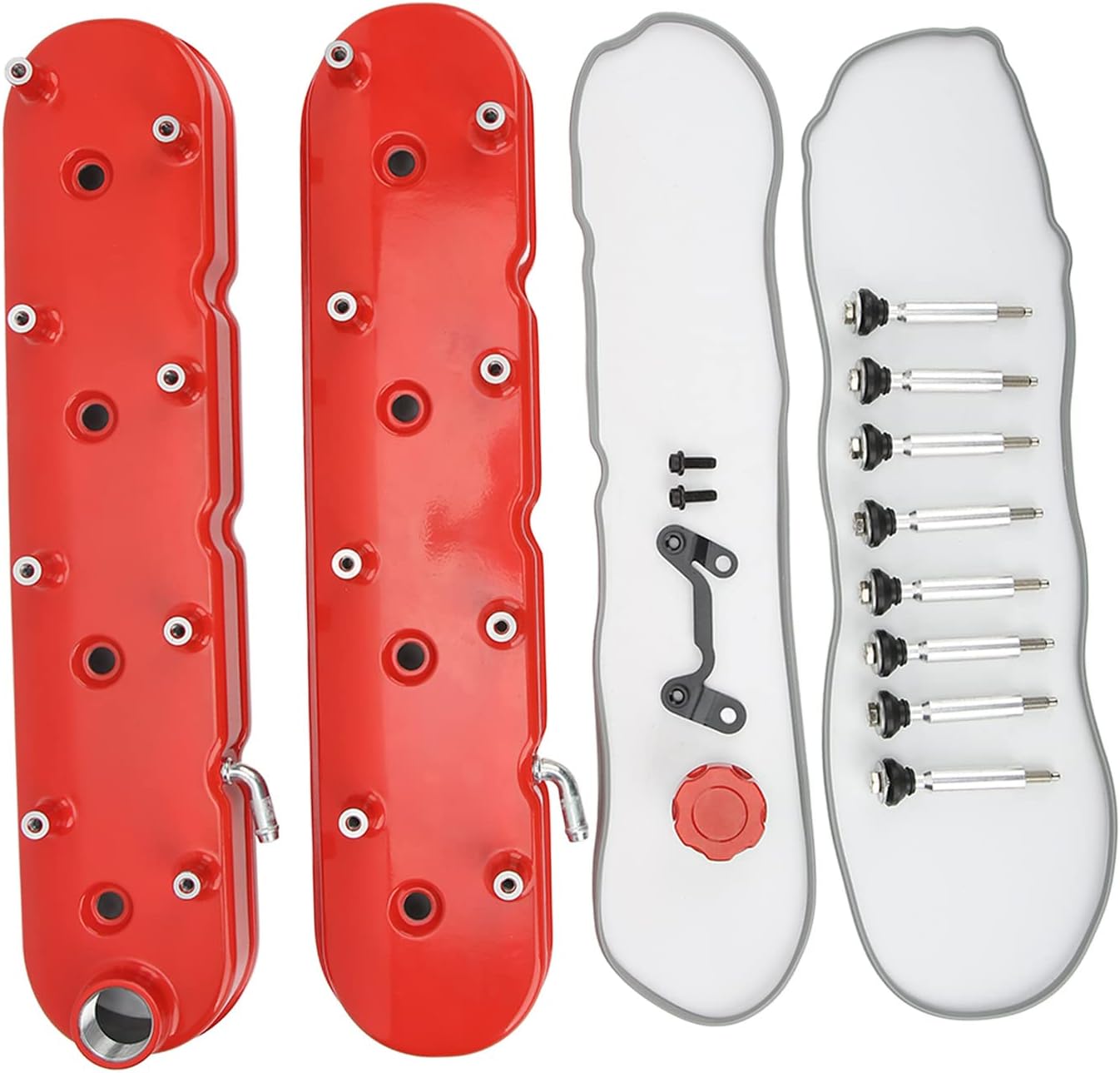 Amazon.com: Engine System Engine Valve Cover Kit Cast Aluminium Rust ...