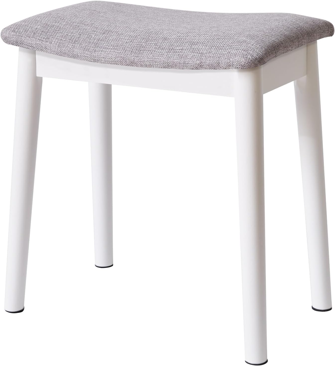 Amazon.com: IBUYKE Saddle Cushion Vanity Stool Chair, Foot Rest Stool ...