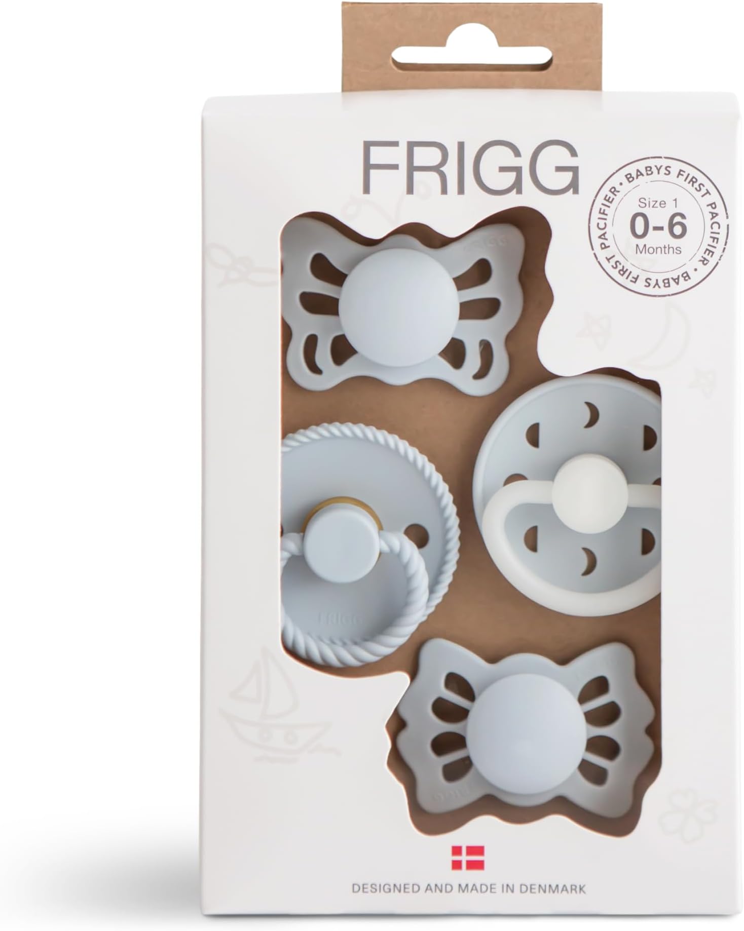 Amazon.com : Frigg Rope SilkySoft Silicone Baby Pacifier | Made in ...