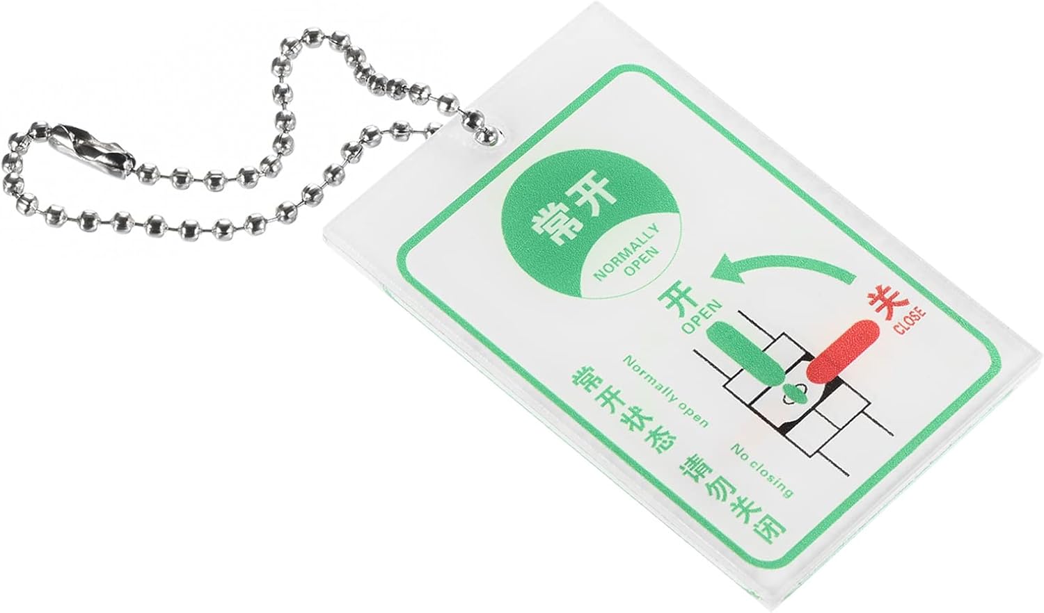 Amazon.com : PATIKIL Valve Identifier Tag, Acrylic Normally Open Valves ...