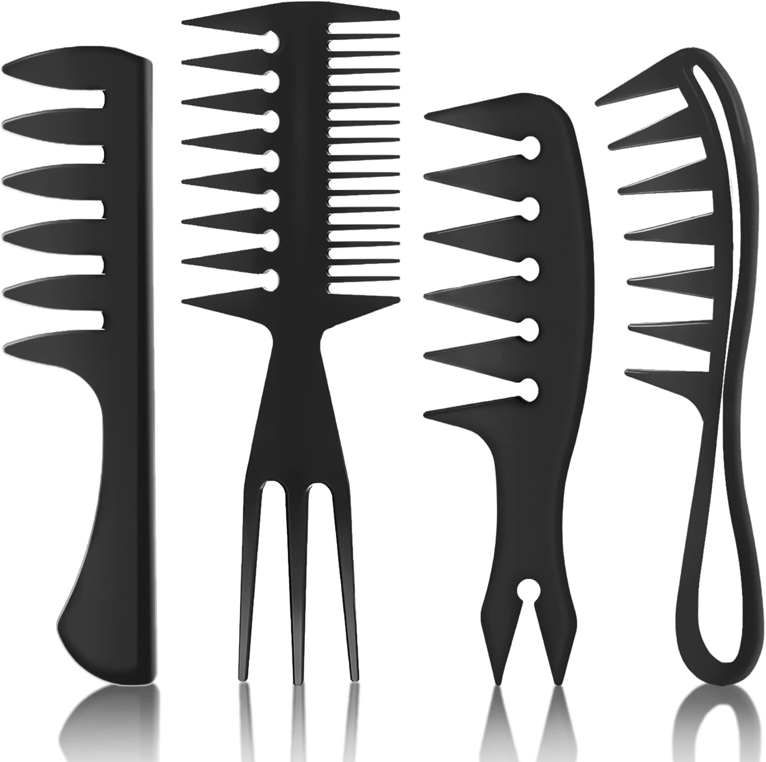 Amazon.com : Styling Hair Comb Set Salon Barber Hairstylist Comb 5 Pack ...