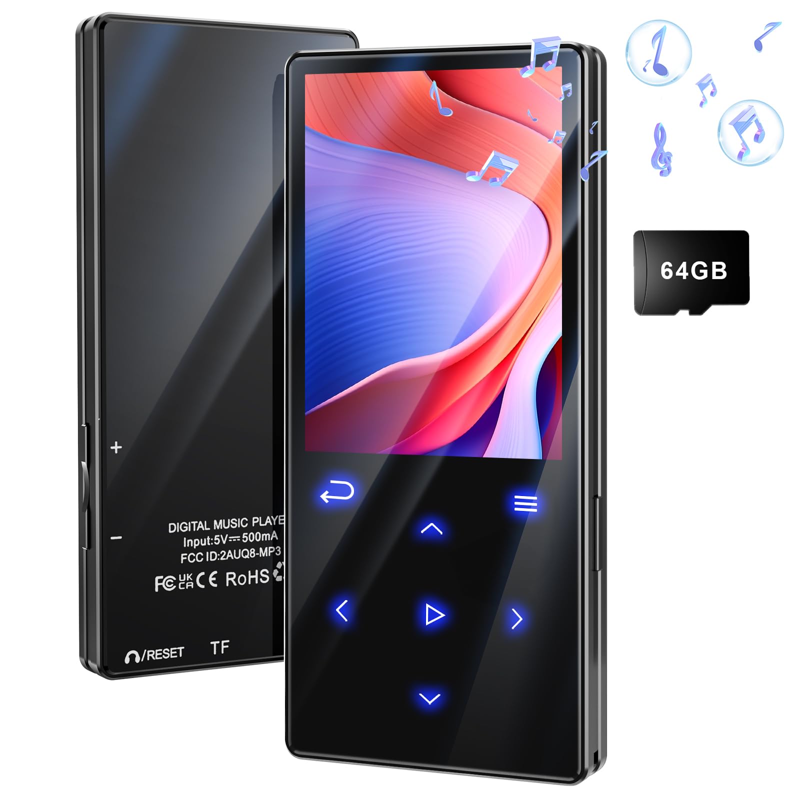 Amazon.com: Olycism 128GB MP3 Player Bluetooth MP3 Player with ...