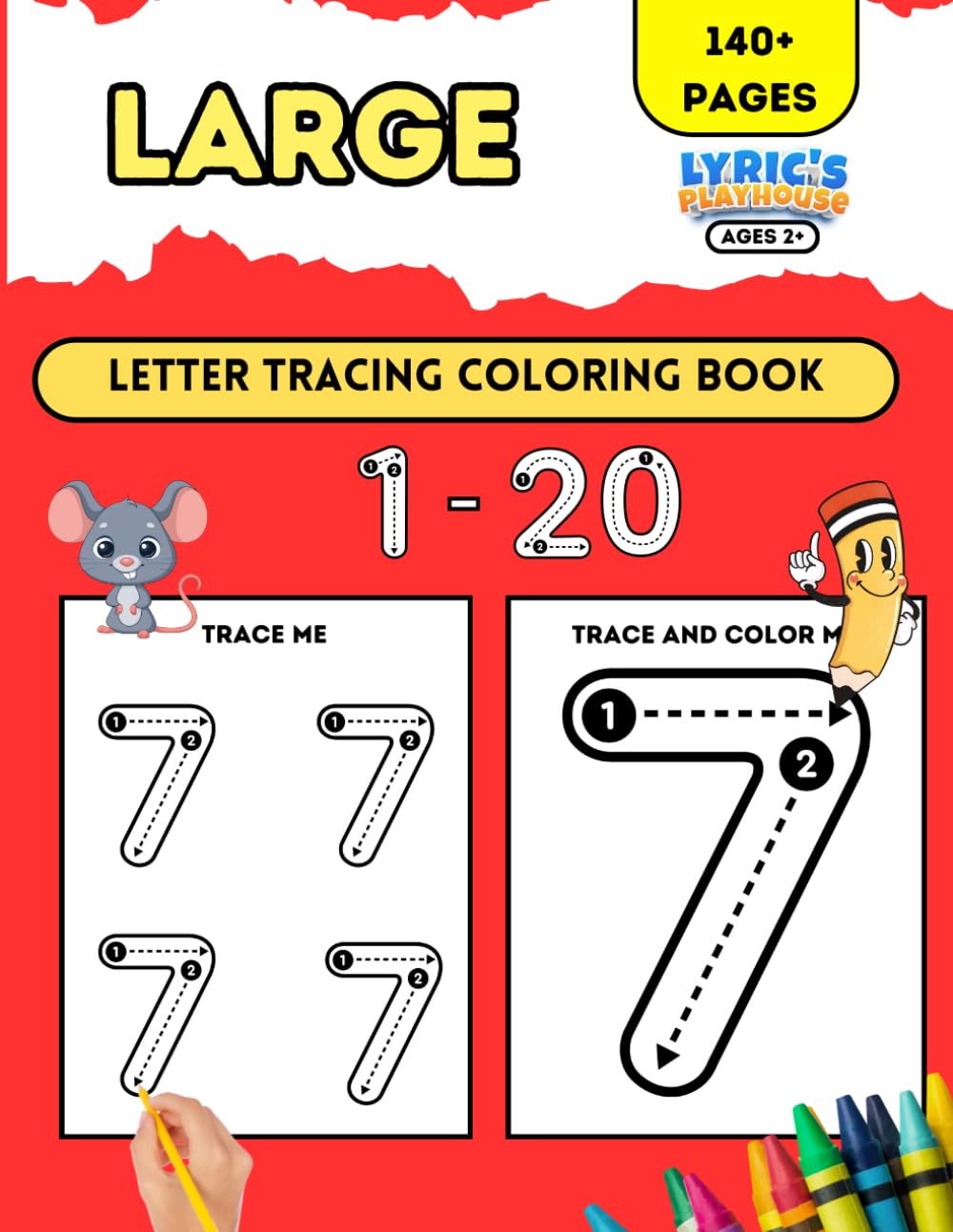 NUMBERS 1-20 TRACING Activity & Coloring Book for Preschoolers and ...