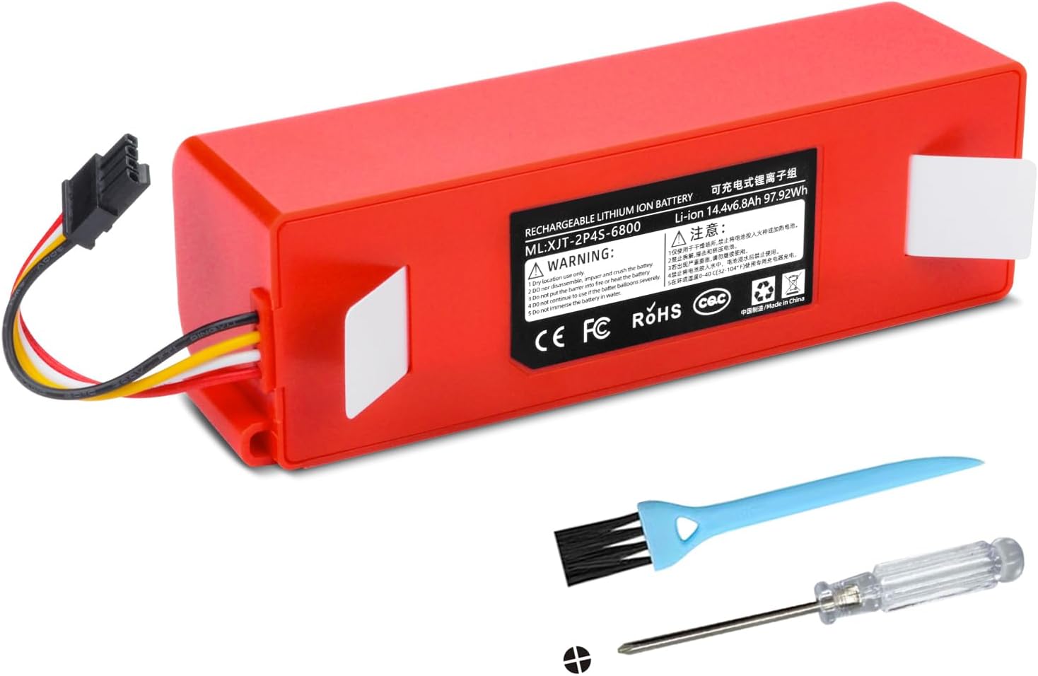 Amazon.com: Replacement Battery for Xiaomi Mijia Xiaowa Roborock S4 S5 ...
