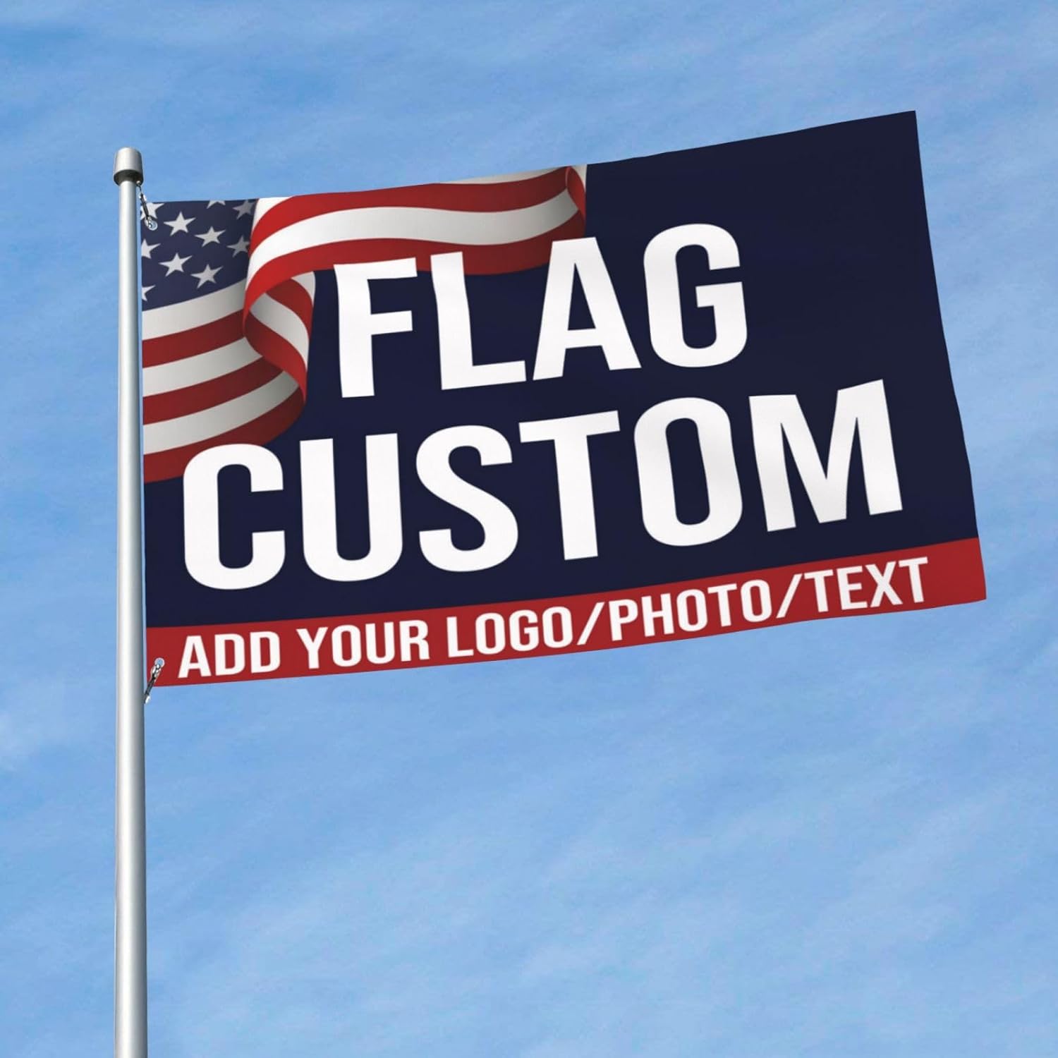 Amazon.com : Custom Flag 3x5 Ft Double Sided,Personalized Picture ...