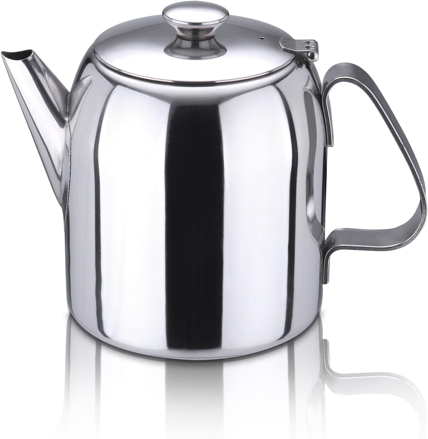 Amazon.com: Tea Pot, Stainless Steel Teapot, 20oz Metal Tea Kettle ...