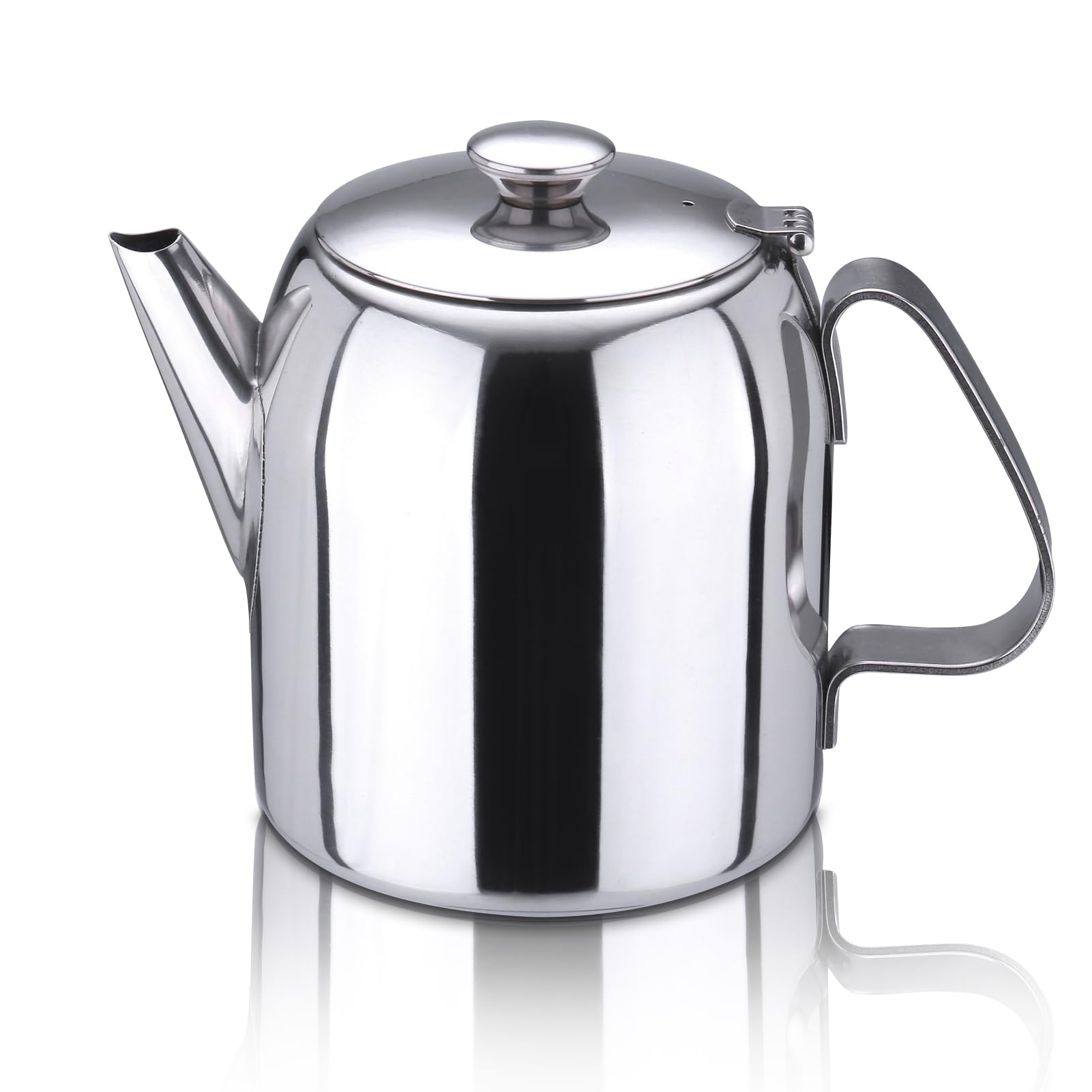 Amazon.com: Tea Pot, Stainless Steel Teapot, 20oz Metal Tea Kettle ...