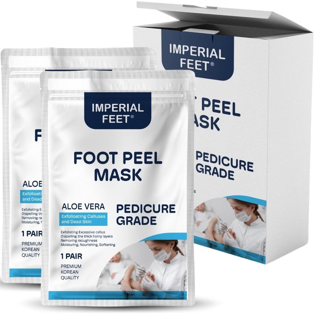 Amazon.com: Imperial Feet PEDICURE GRADE Foot Masks that Remove Dead ...