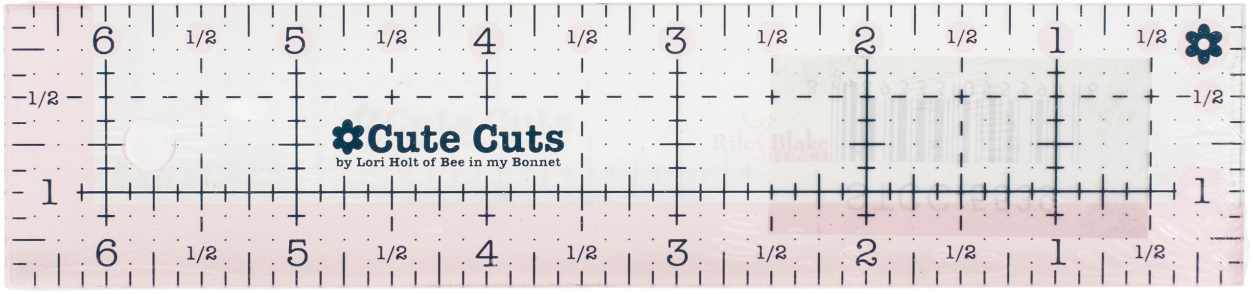 Amazon.com: RILEY BLAKE DESIGNS Riley Blake Cute Cuts Ruler 1.5"X6.5 ...