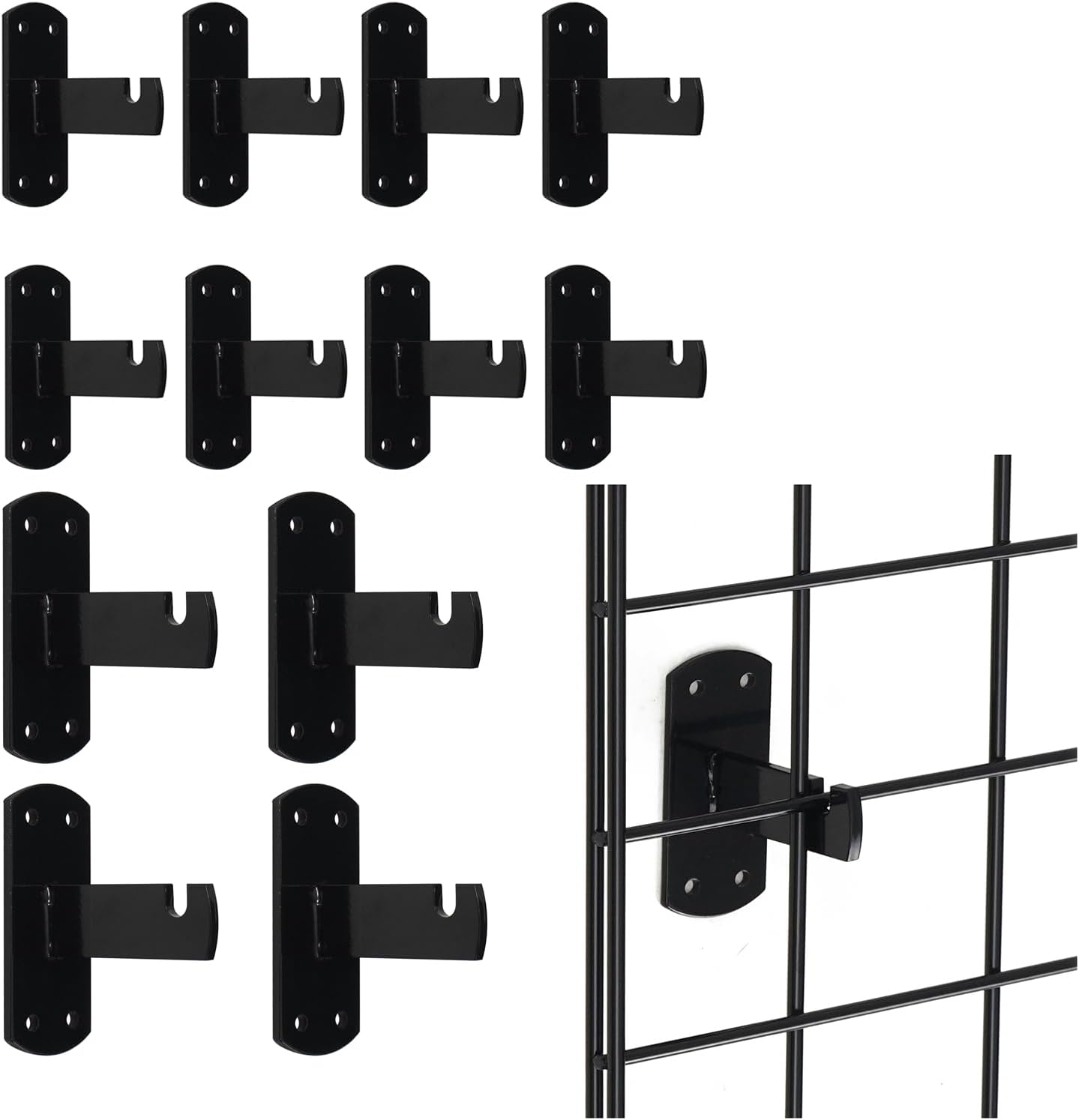 Amazon.com: Only Garment Racks Wall Brackets for Gridwall or Grid ...