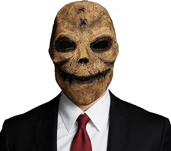 Amazon.com: Scary Horror Mask Halloween Evil Skull Face Latex Cosplay ...