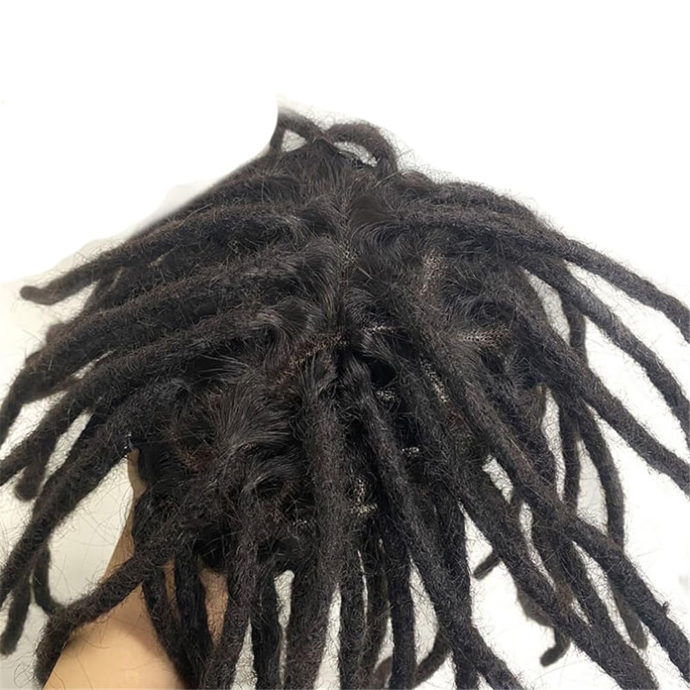 Amazon.com : Dreadlock Full Lace Toupee Wig For Black Men Male Hair ...