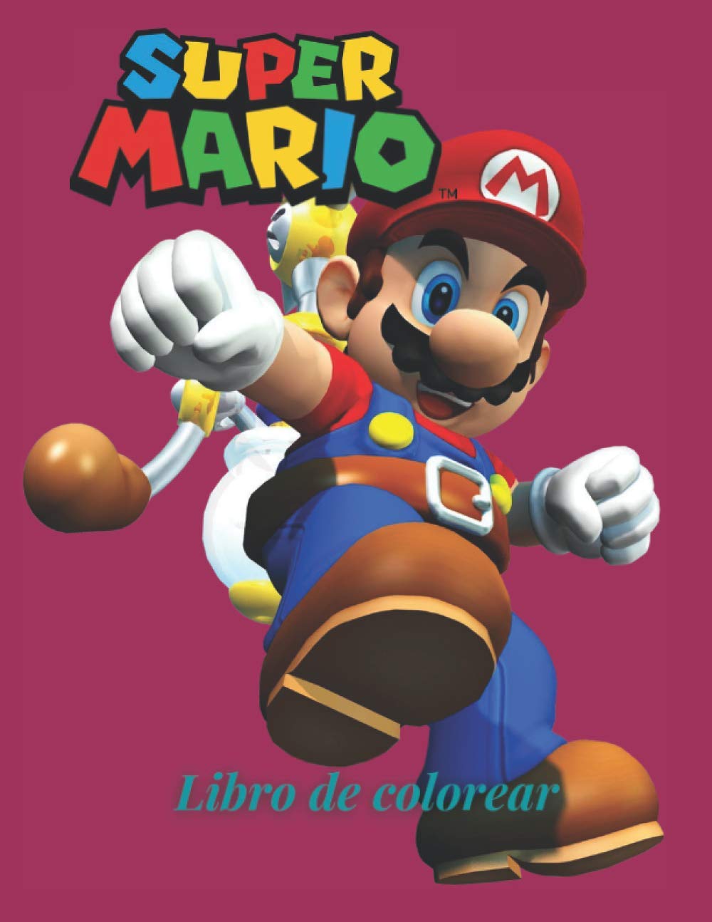 Libro De Colorear Super Mario Este Es El Fascinante Libro | Desertcart ...