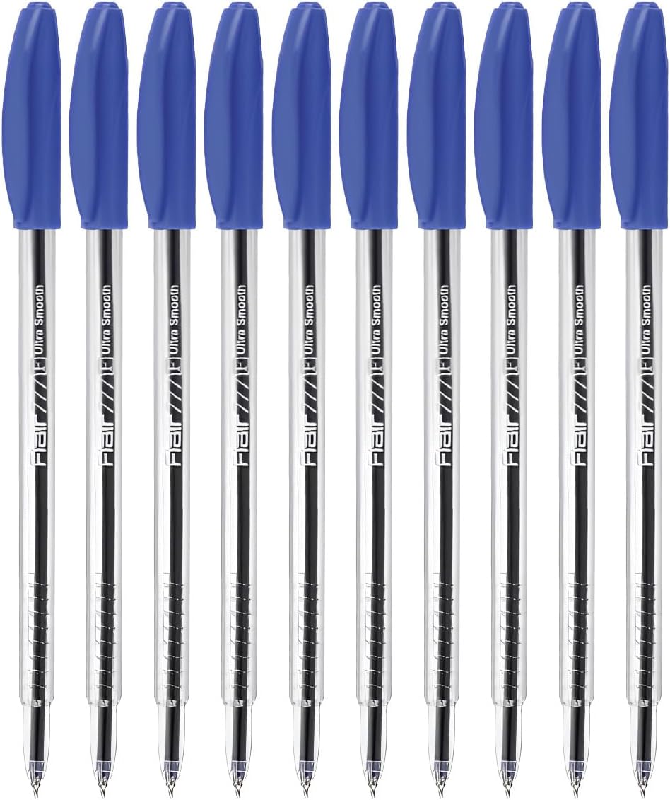 FLAIR 777 0.7 to 1 mm Ball Pen Jar Pack | Smudge Free Ink for Smooth ...