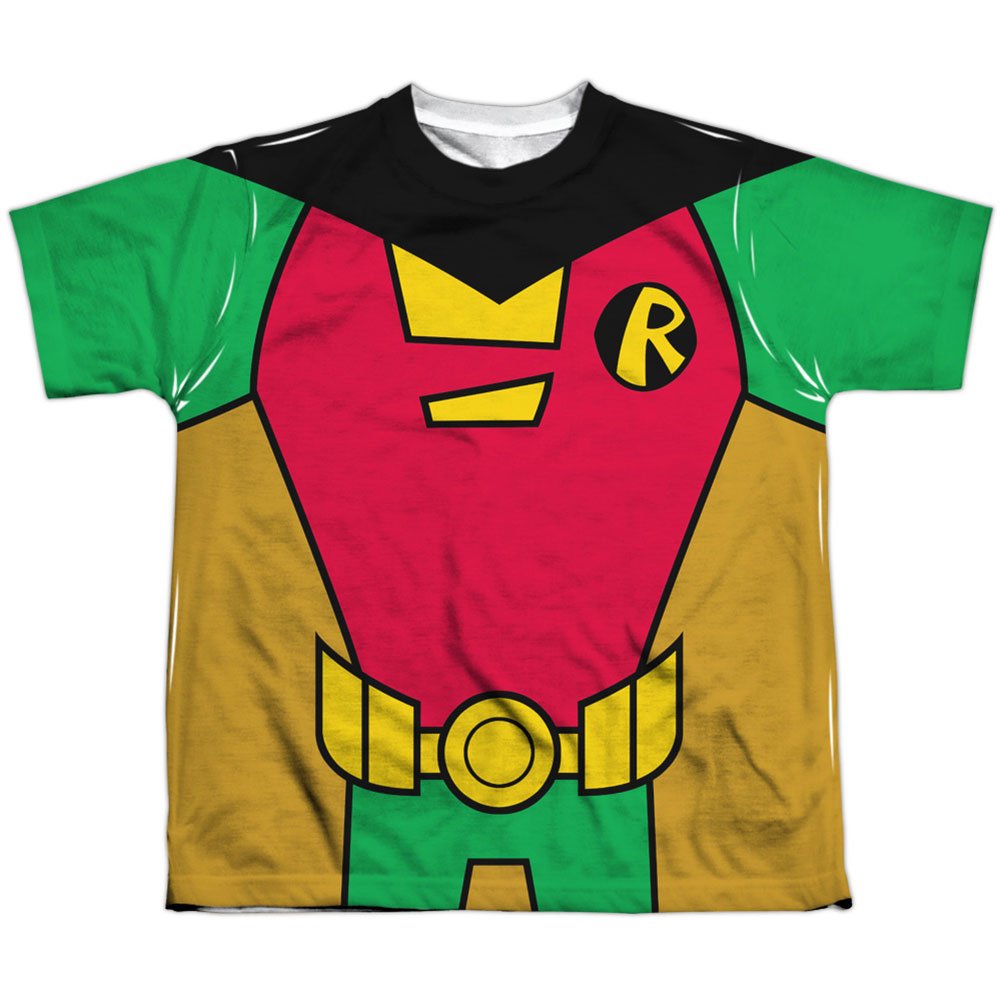 Buy LYYJY Teen Titans Go Men's Robin Uniform Sublimation T-shirt White ...