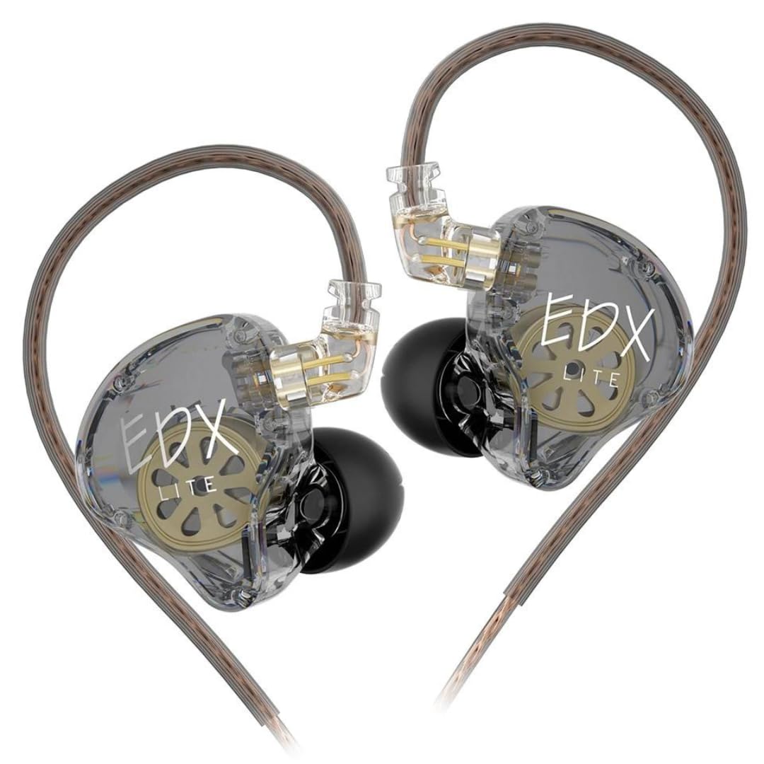 Fone de Ouvido KZ EDX Lite Intra-Auricular, Driver Dinâmico Super ...