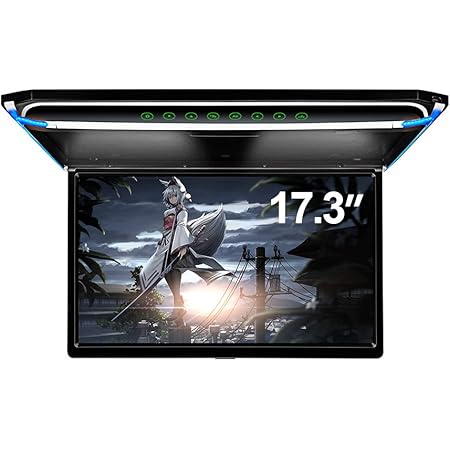 Tview T206IR-BK 20-Inch Car Flip Down Monitor (Black)