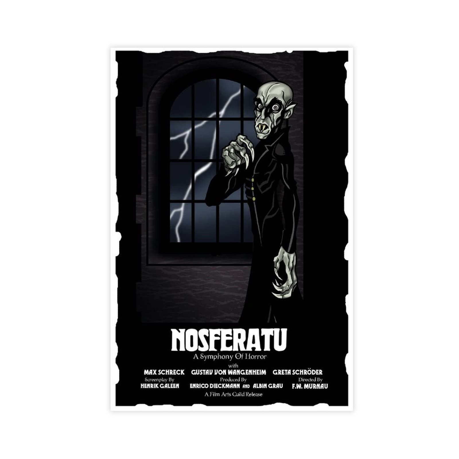 Nosferatu 1922 Poster Nosferatu, A Symphony Of Horror (1922) 4K | Full