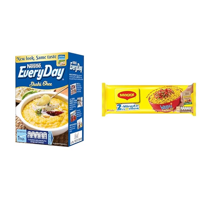 Buy Nestle Everyday Shahi Ghee, 1L , Maggi 2 Minutes Masala Noodles ...