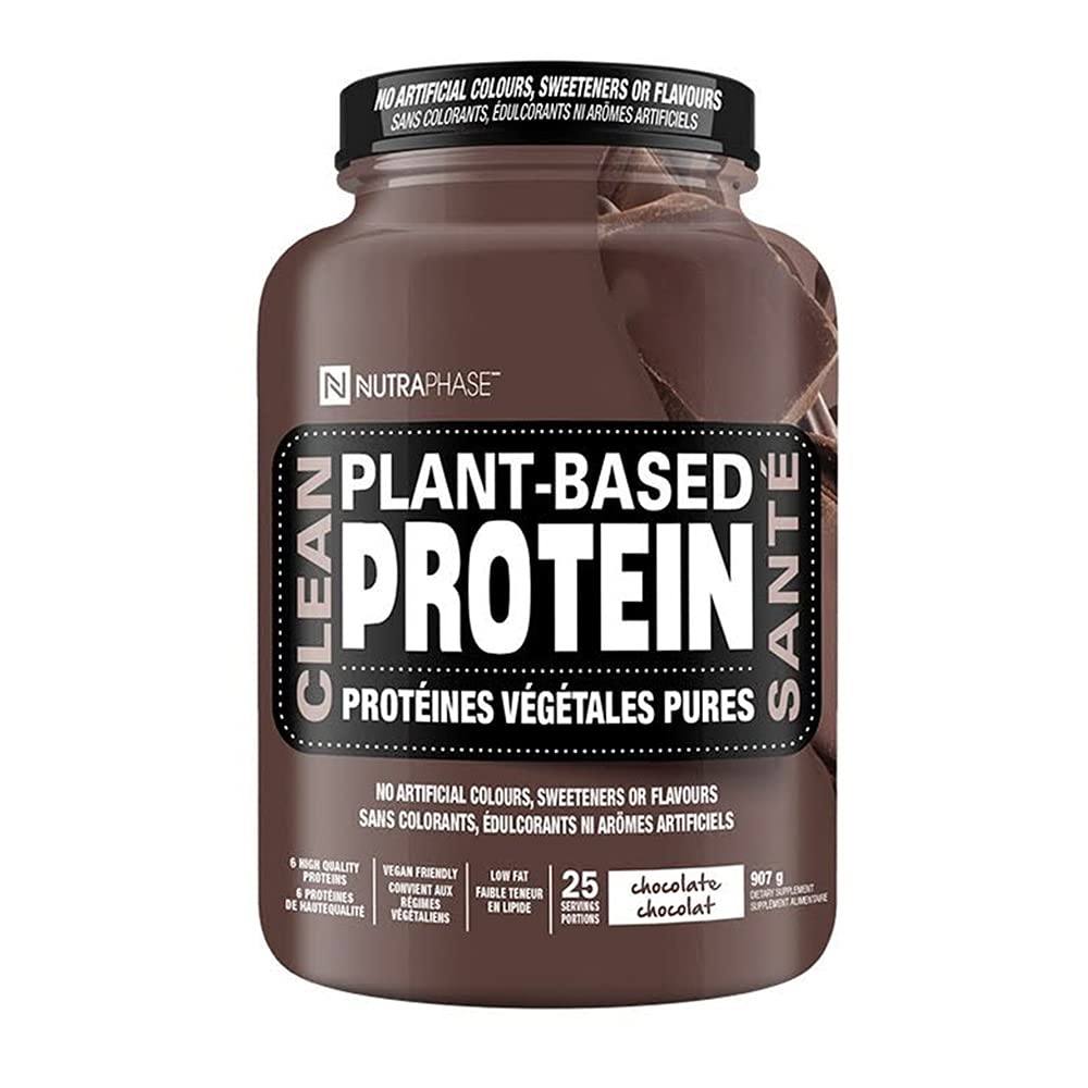 NutraPhase Clean Plant-Based Protein Chocolate, 25 Servings, 907 gram : Amazon.ca: Health ...