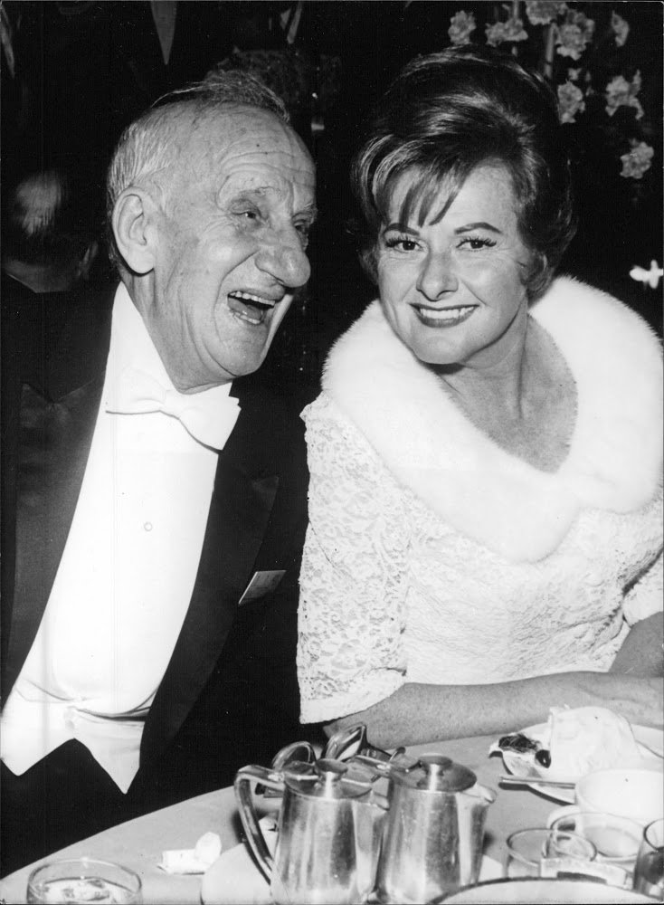 Jimmy Durante And Wife