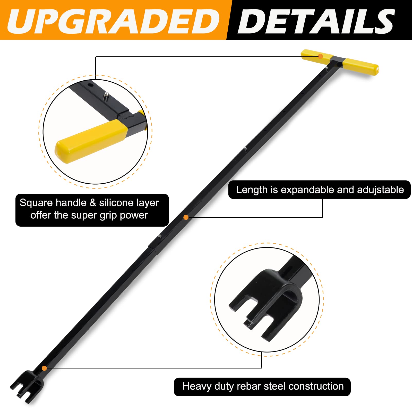 Snapklik.com : 37 Inch Water Meter Key, Adjustable Length, Reinforced ...