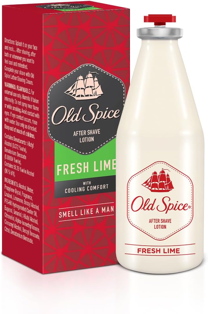 Amazon.com: Old Spice Aftershave Fresh Lime 150ml : Beauty & Personal Care