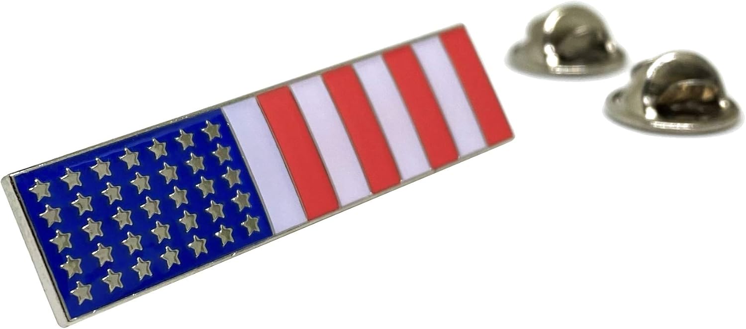 Amazon.com: USA American Flag Bar US Lapel Pin: Clothing, Shoes & Jewelry