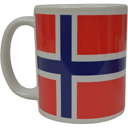 Amazon.com: Rogue River Tactical Norway Norwegian Flag Coffee Mug ...