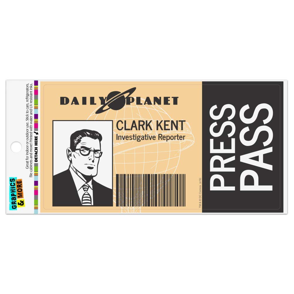 Clark Kent Press Pass