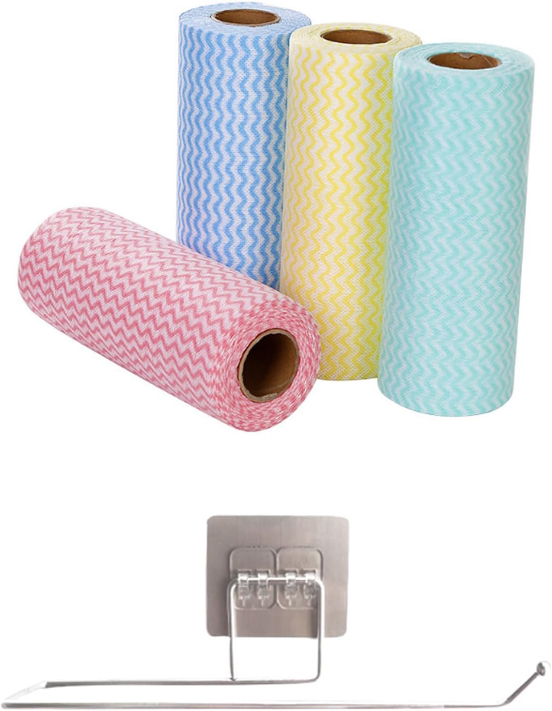 Amazon.com: 5PCS Disposable Reusable Kitchen Rolls Kitchen Cloth Rolls ...