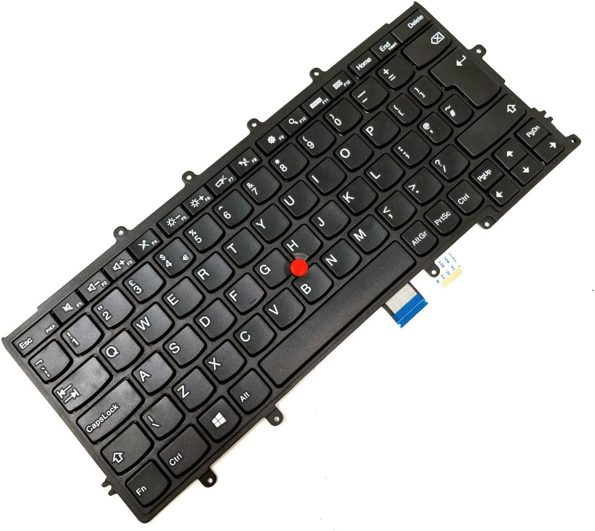 TechyTeam Keyboard UK QWERTY compatible with Lenovo X240 X260 X230S ...