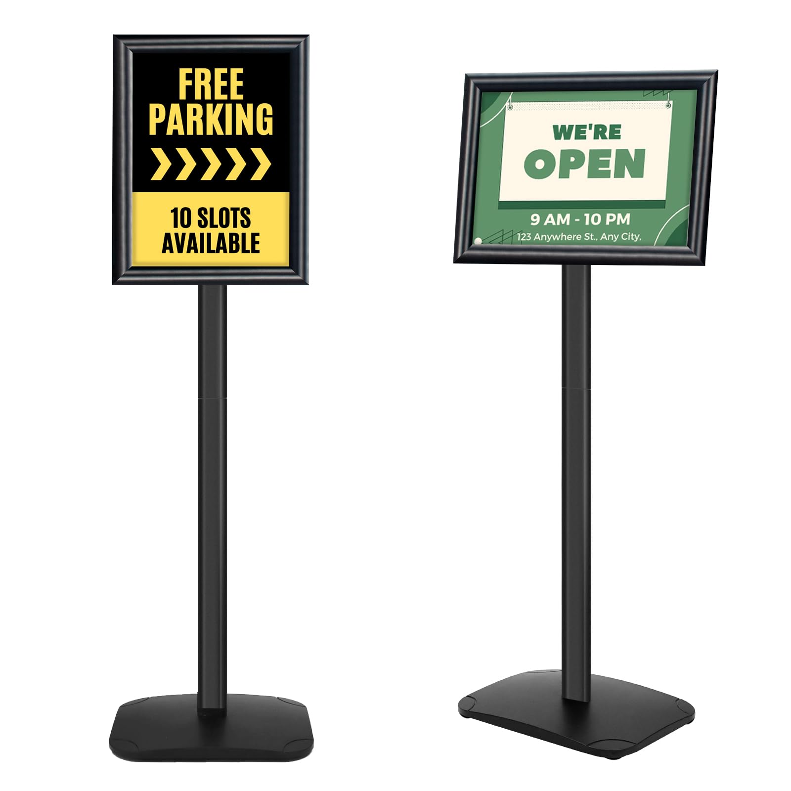 Mutualsign A4 Display Stand Heavy Duty Sign Stand with Stable Base ...
