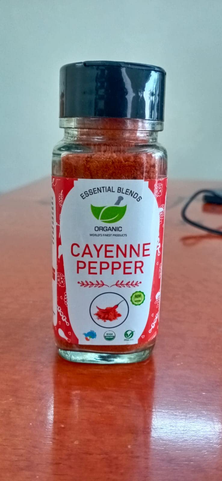 Essential Blends Organic Cayenne Pepper Powder (50 Gm) | No Artificial ...