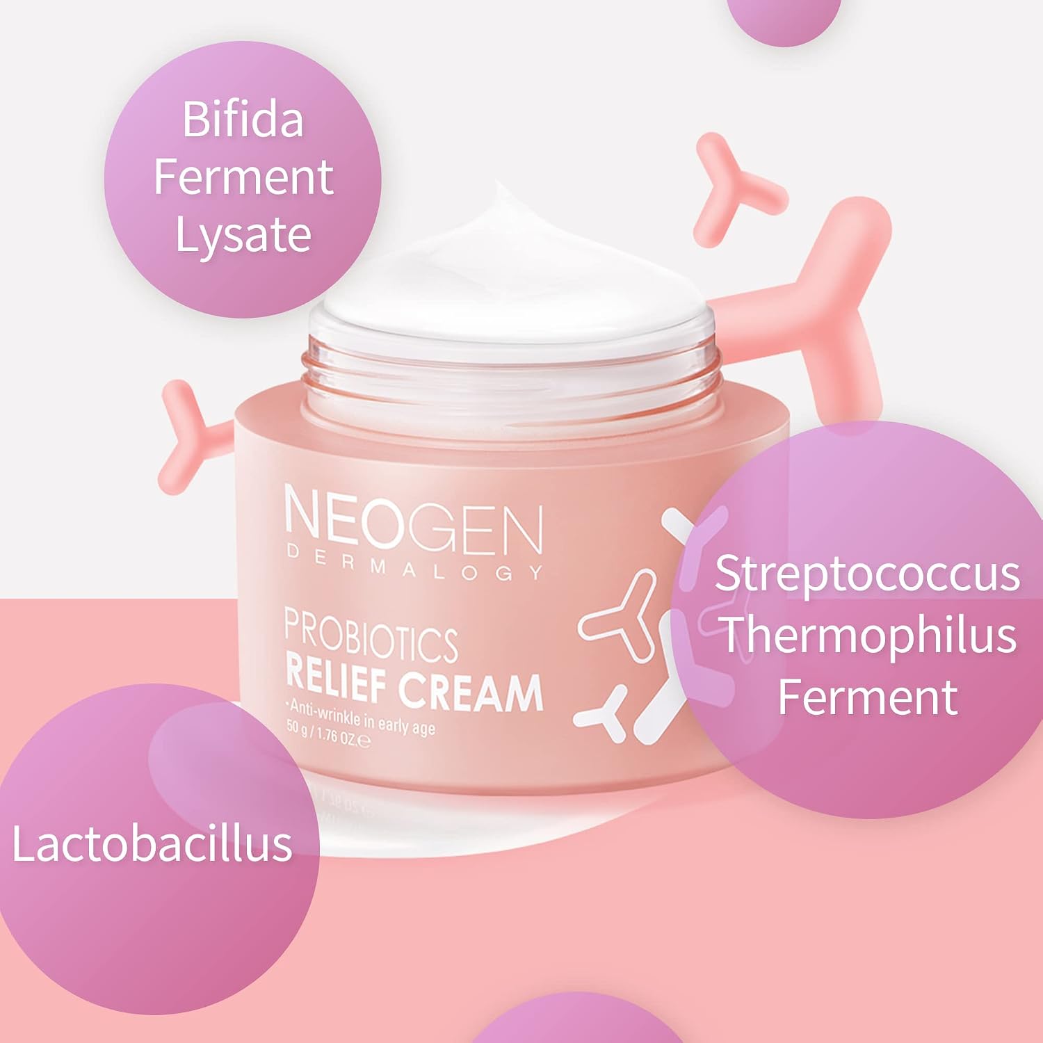 DERMALOGY by NEOGENLAB Probiotics Relief Cream 1.76 oz (50g ...