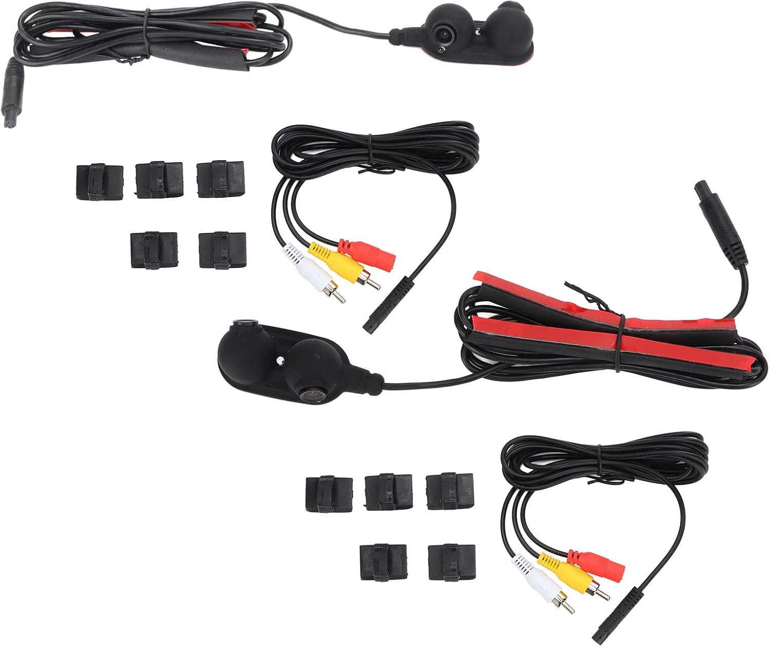 Side Mount Backup Camera, Car Door Side View Blind Spot Camera HD Night Vision IP68 Waterproof ...