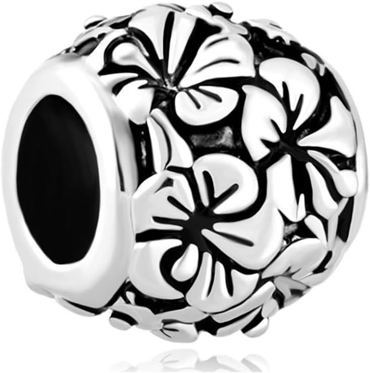 Vintage Open Hawaii Sinensis Flower Charm Sale Cheap Jewelry Beads ...
