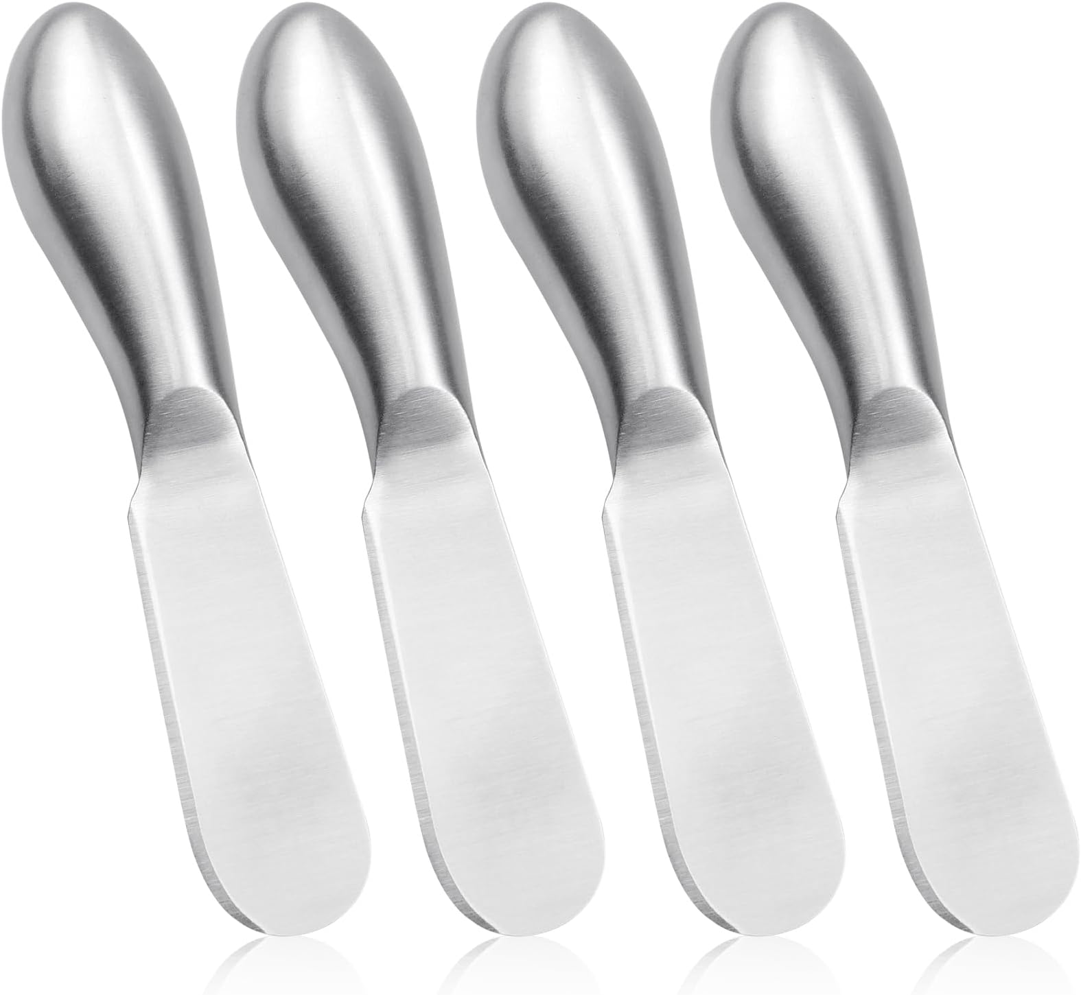 Sophisticate 4 Stück Buttermesser,Edelstahl Brotzeitmesser Set ...