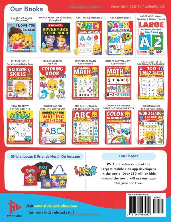 Snapklik.com : Number Tracing Workbook: Color, Count & Trace Numbers ...