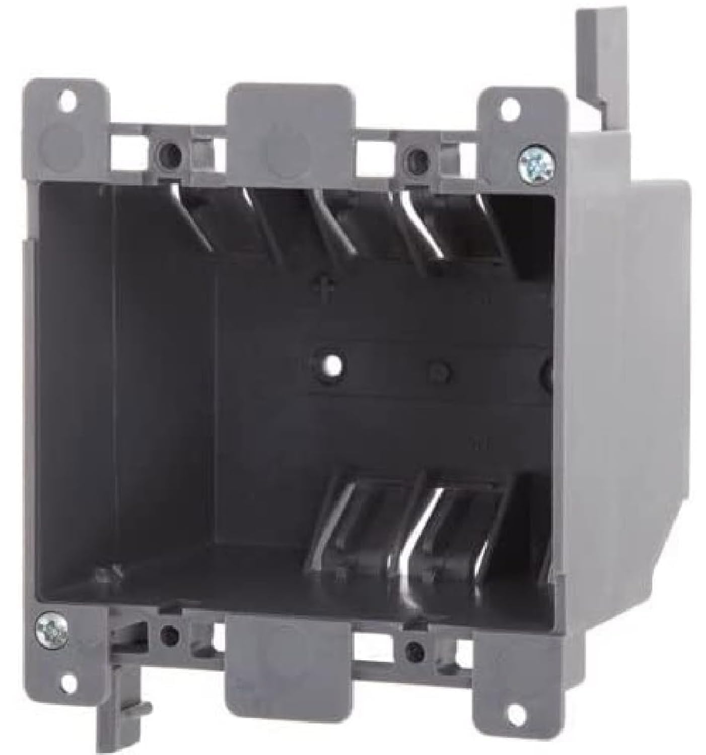 Amazon.com: Newhouse 2-Gang PVC Electrical Outlet Box - 25 cu. in., for ...