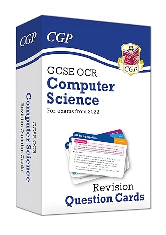 GCSE Computer Science OCR Revision Question Cards: for the 2025 and ...