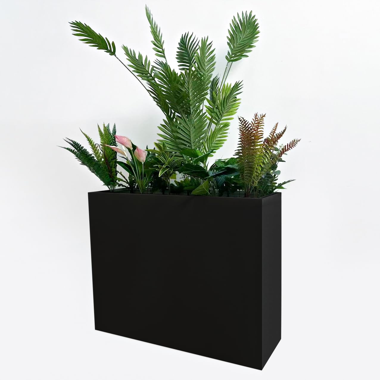 Amazon.com : MinCHI257 Large Metal Planter 38" x 13" 30" - Tall ...